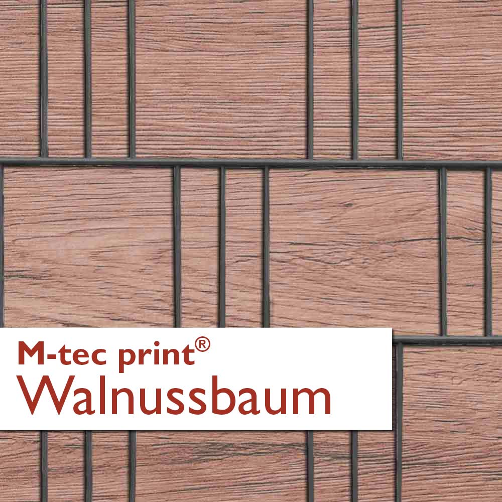 "M-tec print®" Weich-PVC - Walnussbaum - Stückzahl: 9er Pack
